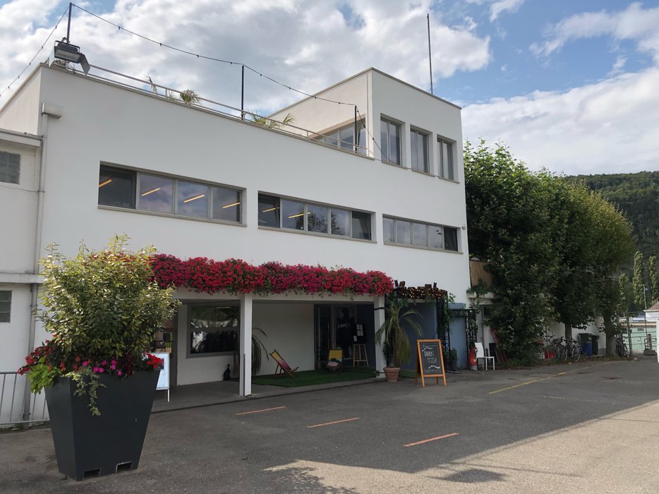Lido lake Biel/Bienne in Nidau by Ernst Berger