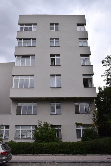 Hus congregational house Husův sbor in Prague by Pavel Janák