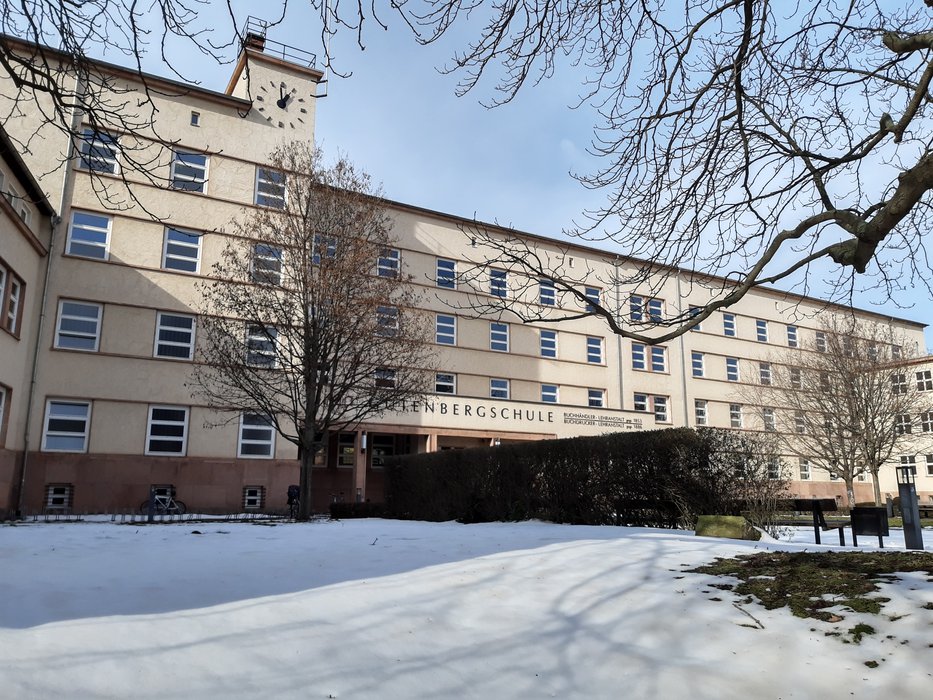 Gutenbergschule (Gutenberg School... in Leipzig by Otto Droge