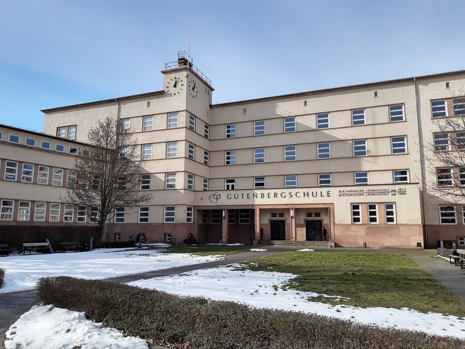 Gutenbergschule (Gutenberg School... in Leipzig by Otto Droge