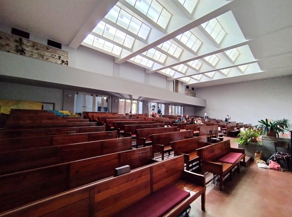 Hus congregational house Husův sbor in Prague by Pavel Janák
