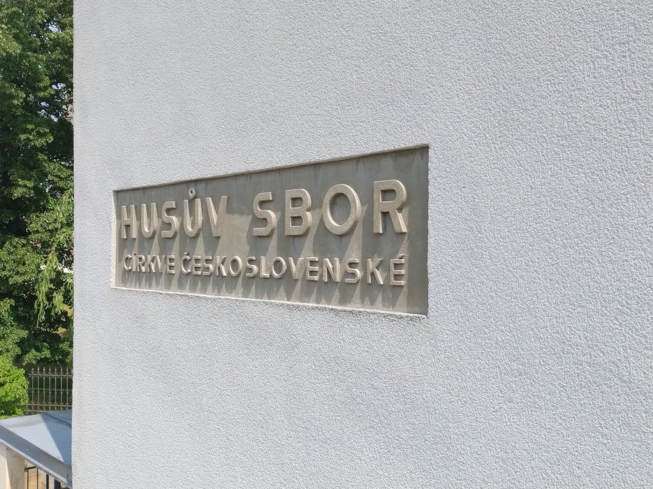 Hus congregational house Husův sbor in Prague by Pavel Janák