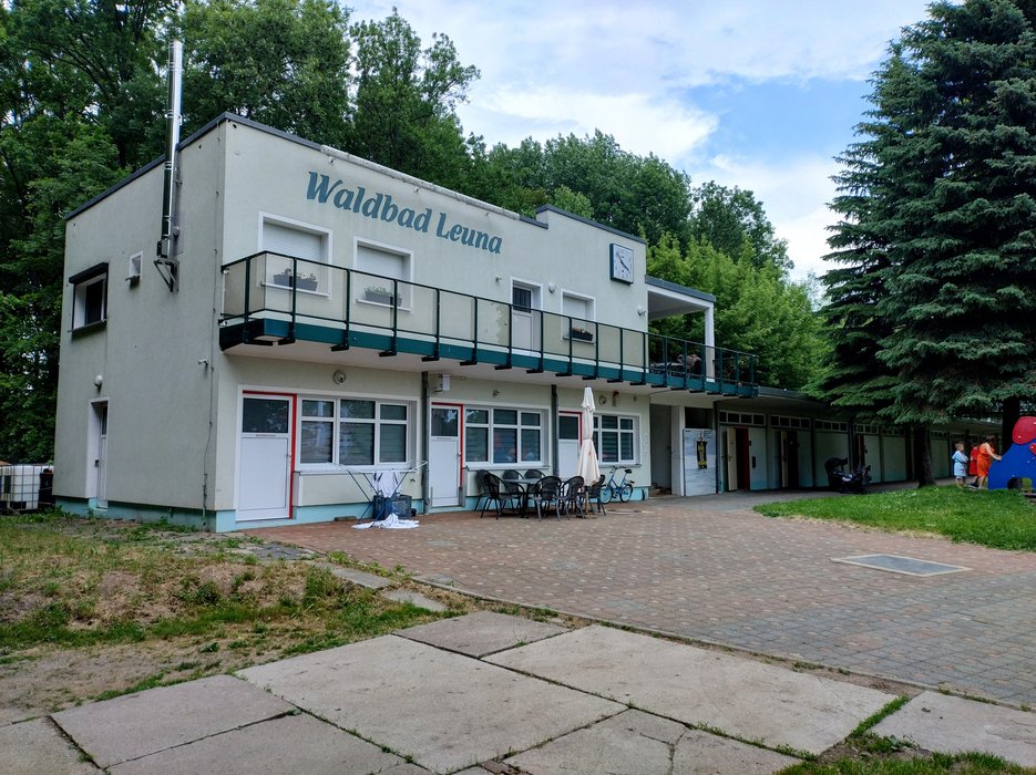 Waldbad Forest bath in Leuna by Kurt Jahn