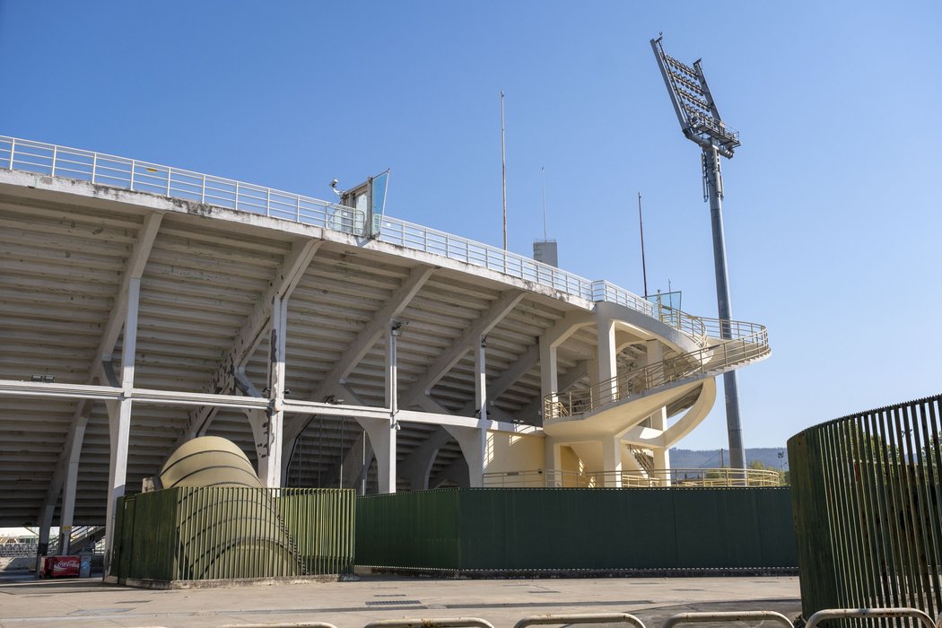 Stadium (stadio) Artemio Franchi in Florence by Pier L. Nervi