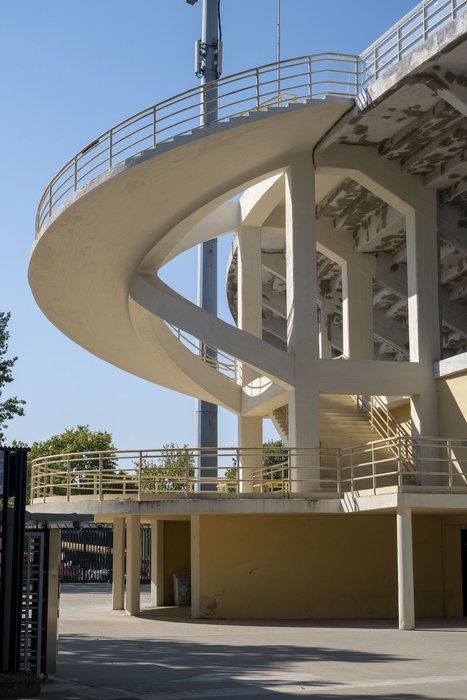 Stadium (stadio) Artemio Franchi in Florence by Pier L. Nervi