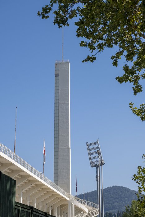 Stadium (stadio) Artemio Franchi in Florence by Pier L. Nervi